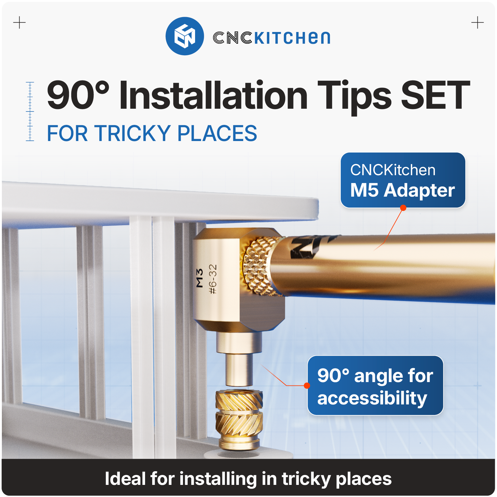 90° Installation Tip for Tricky Places – CNCKitchen
