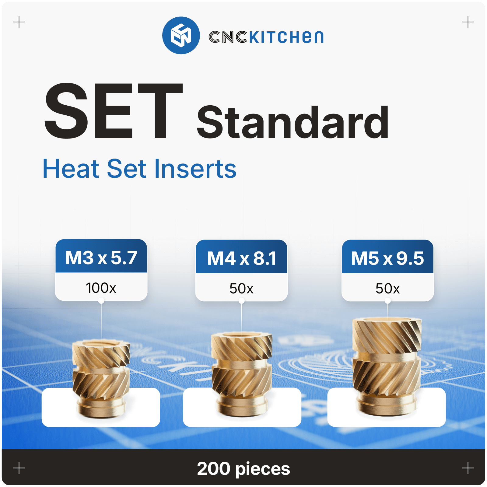 Metric Inserts – CNCKitchen