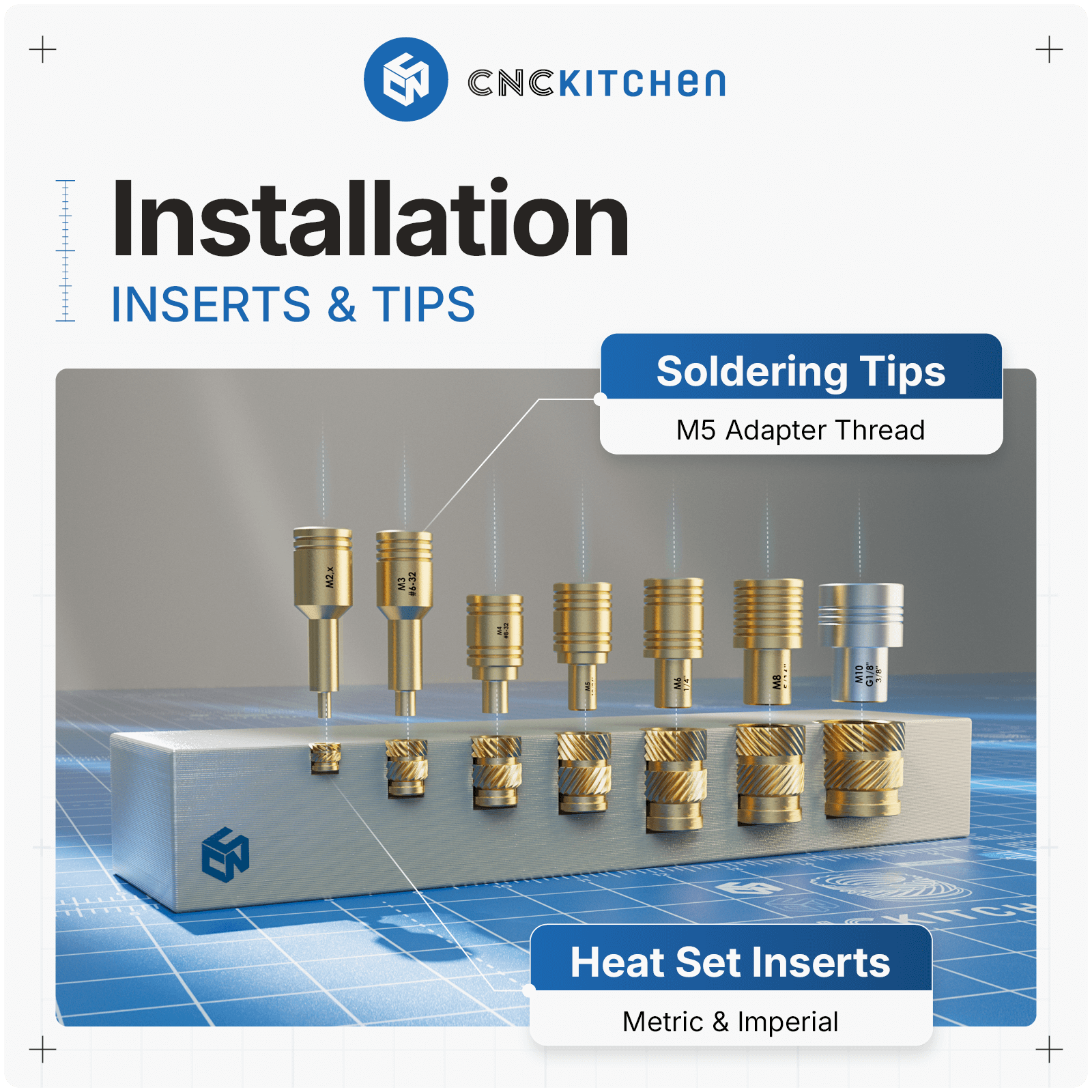 Installation Tips SET compatible with TS100 & TS101 – CNCKitchen