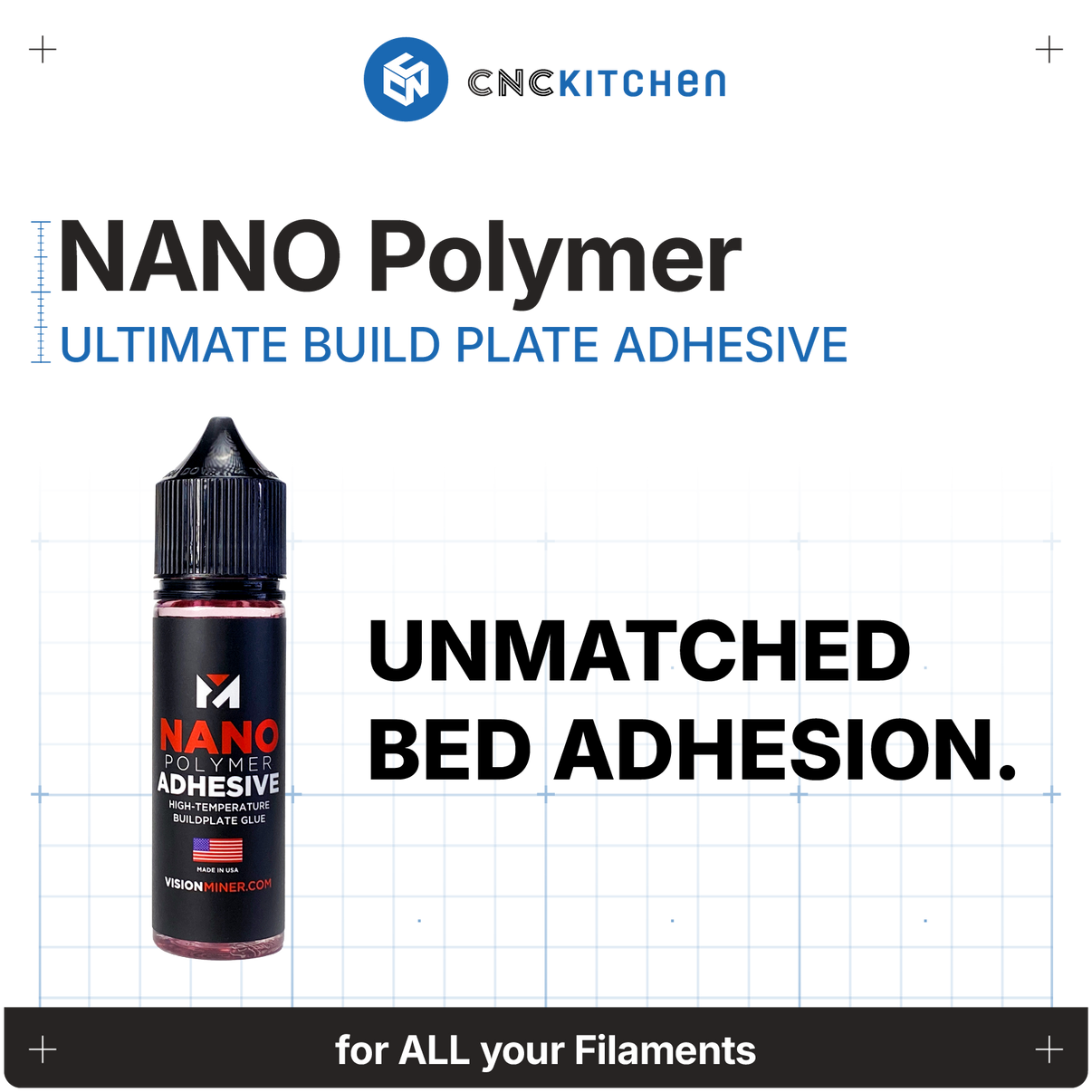 Nano Polymer Build Plate Adhesive – CNCKitchen