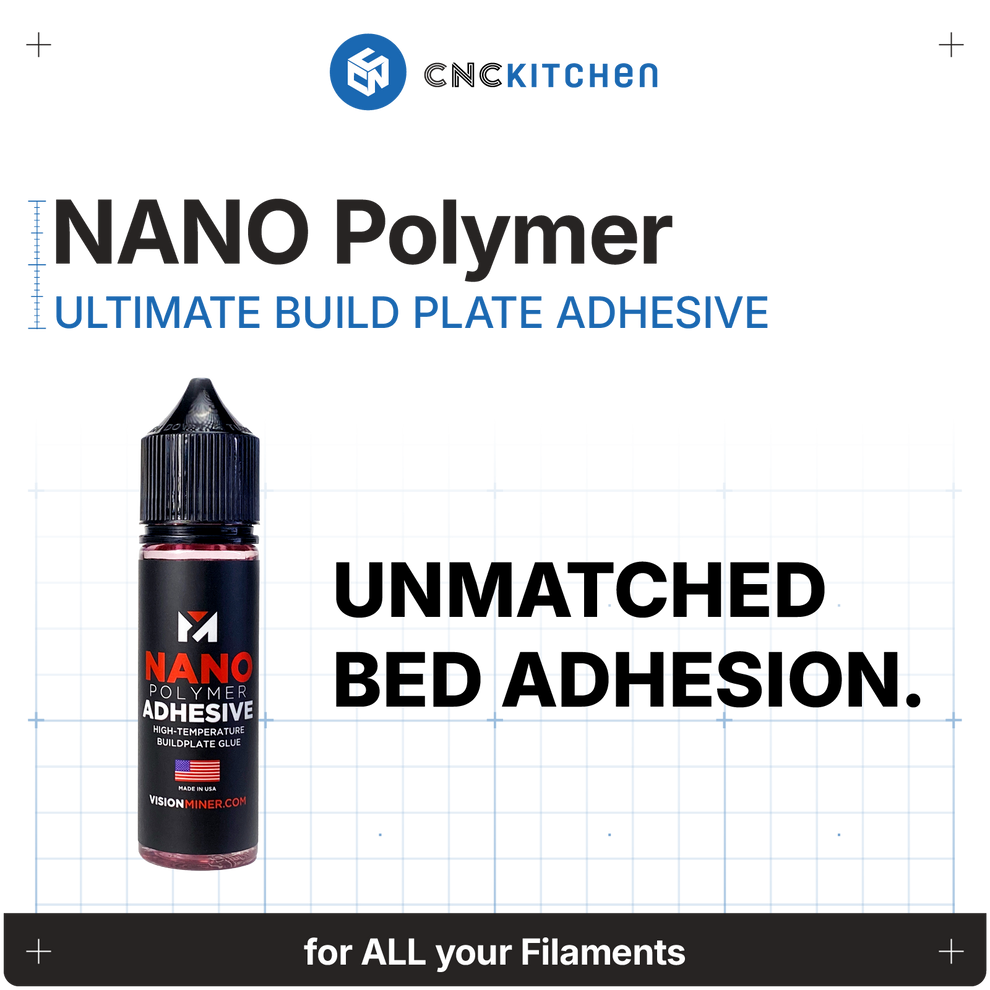 Nano Polymer Build Plate Adhesive – CNCKitchen